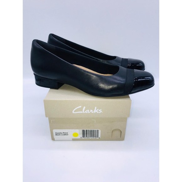 Clarks | Shoes | Clarks Womens Keesha Rosa Leather Pumps Black Various ...
